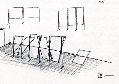 Study for '4 Glass Panes' (CR160) (recto)/ Various Sketches (verso) [65 ...